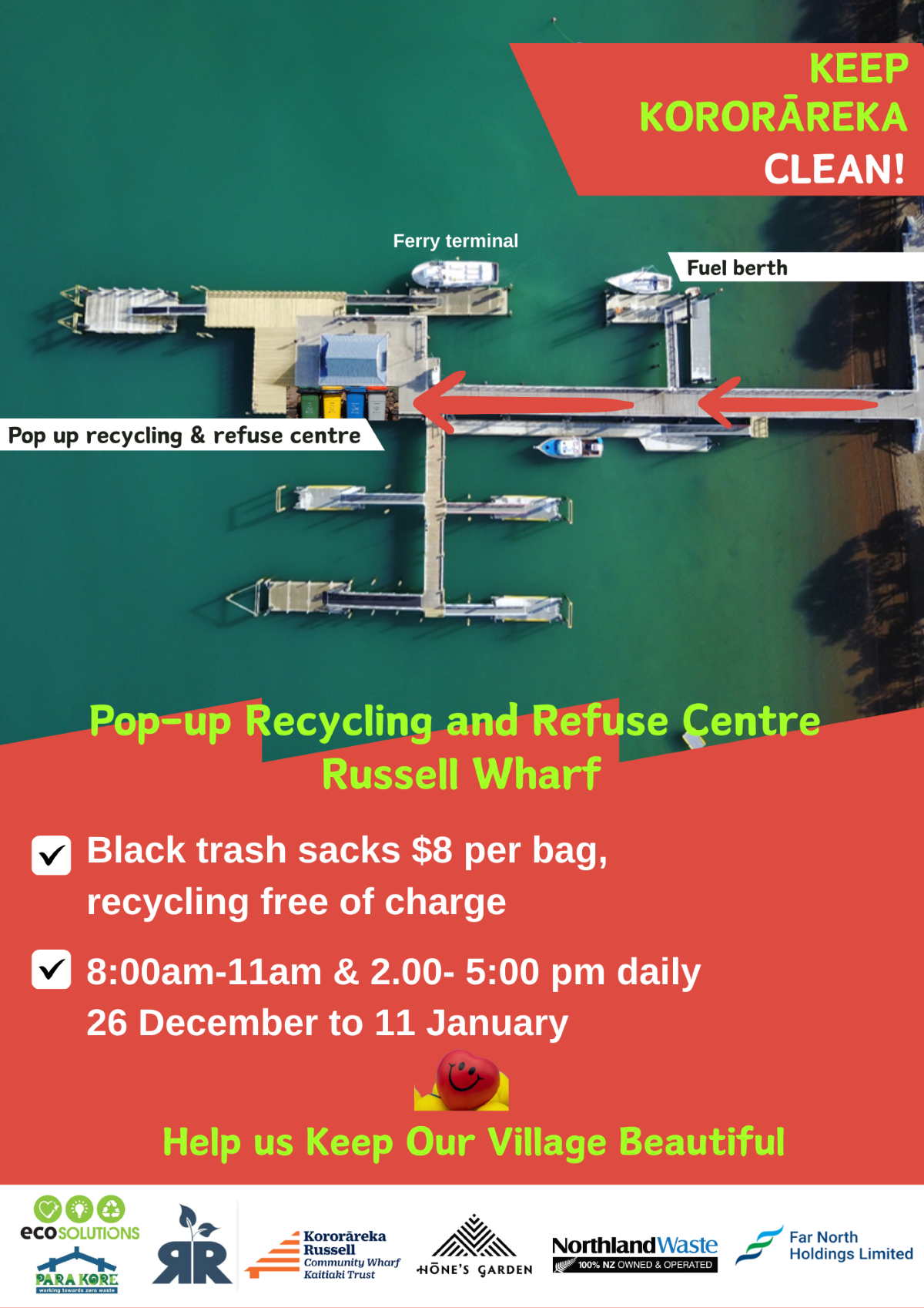 Wharf Sign Portrait 2025-26 | Kororareka / Russell Community Wharf ...